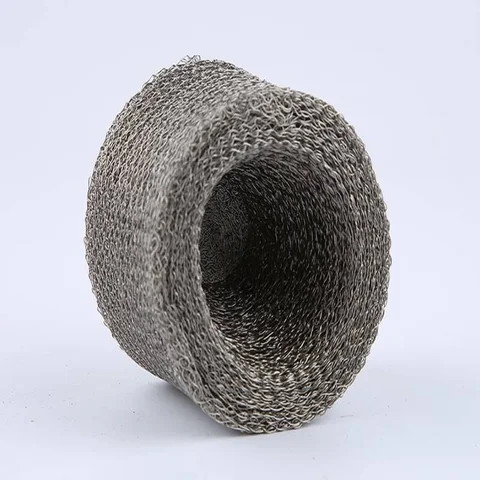 Buy Stainless Steel Knitted Wire Mesh Gas Liquid Mesh Filter/screen ...