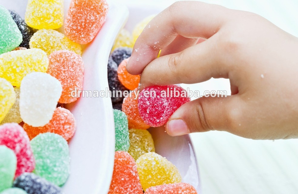 Buy Starch Mogul Kitchen System Gummy Candy Production Line With Wooden ...