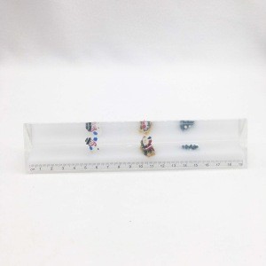 Buy Stationery Craft Aqua Acrylic Ruler Triangle Liquid Ruler from ...