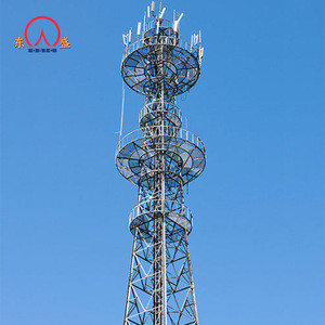 Buy Steel Lattice 5km Tower 3 Legs Tubular Wifi Gsm Cell Microwave ...
