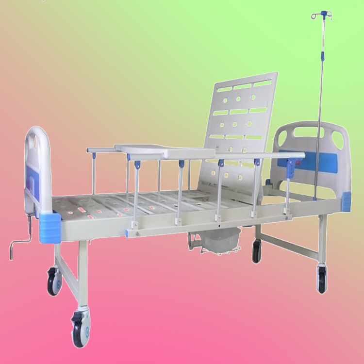 Buy The Cheapest Steel With Silent Wheels 1 Function Medical Bed ...
