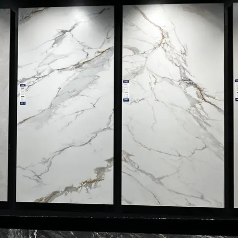 Buy Thin Porcelain Slabs Big Size Interior Sintered Stone Look Wall ...