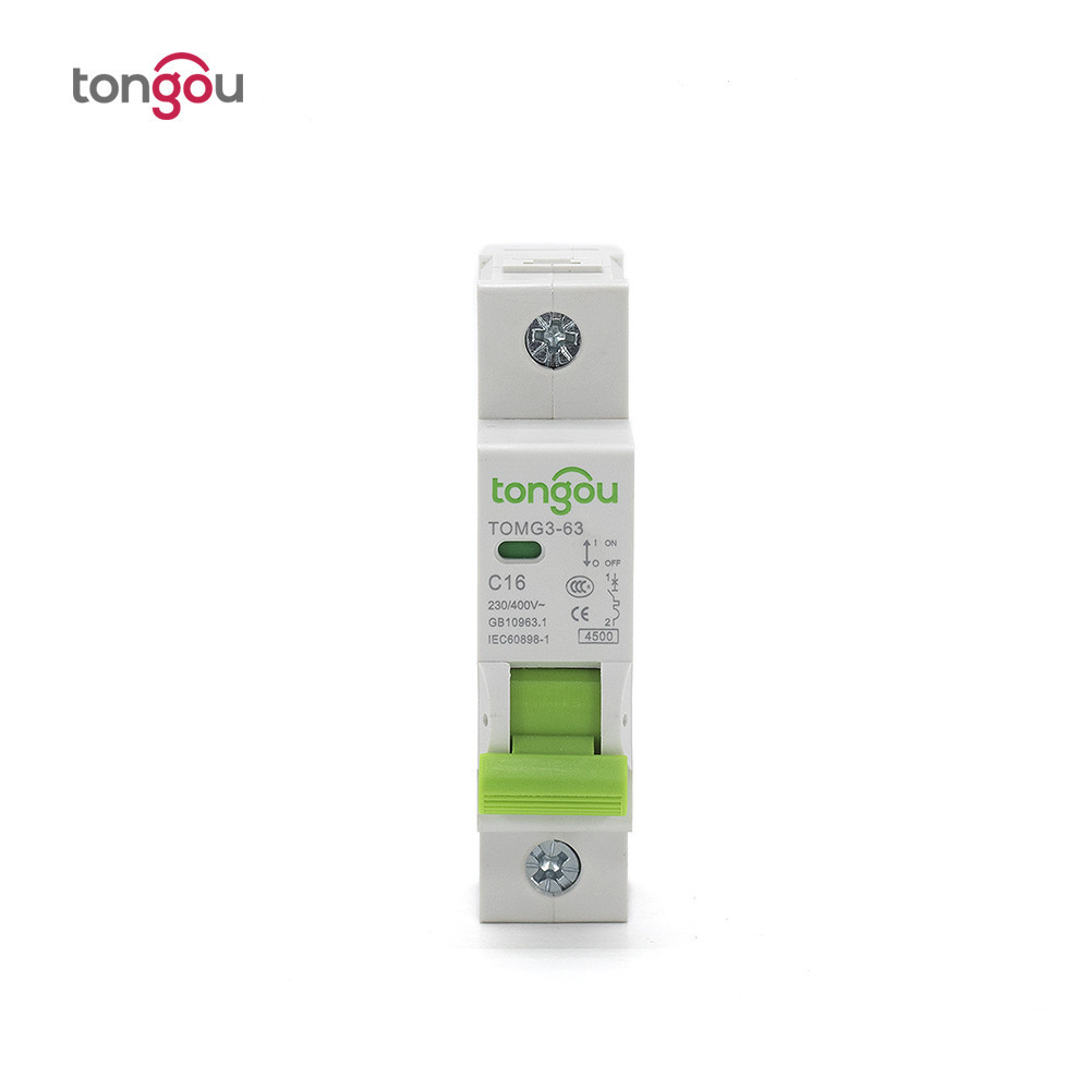 Buy Tongou Mini Circuit Breaker 1p 220v 230v Single Phase Tomg3-63 16a ...
