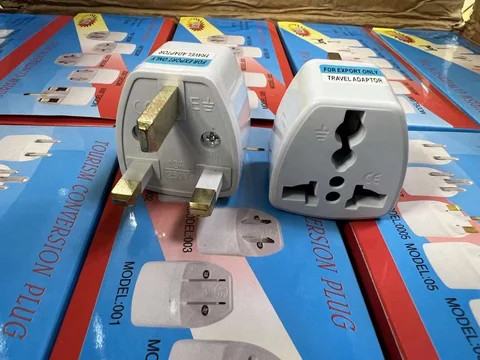 Buy Uk 10a 3 Pins To Universal Type-g Conversion Plug Multifunction ...