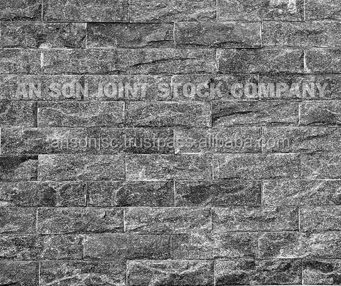 Buy Wall Panel - Black Marble Split 10x20x1.5cm (as Jsc) from ANSON JOINT STOCK COMPANY, China ...