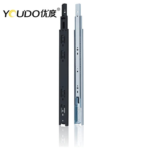 Buy Youdo 3-fold Full Extension Draw Slides Telescopic Channel Ball ...