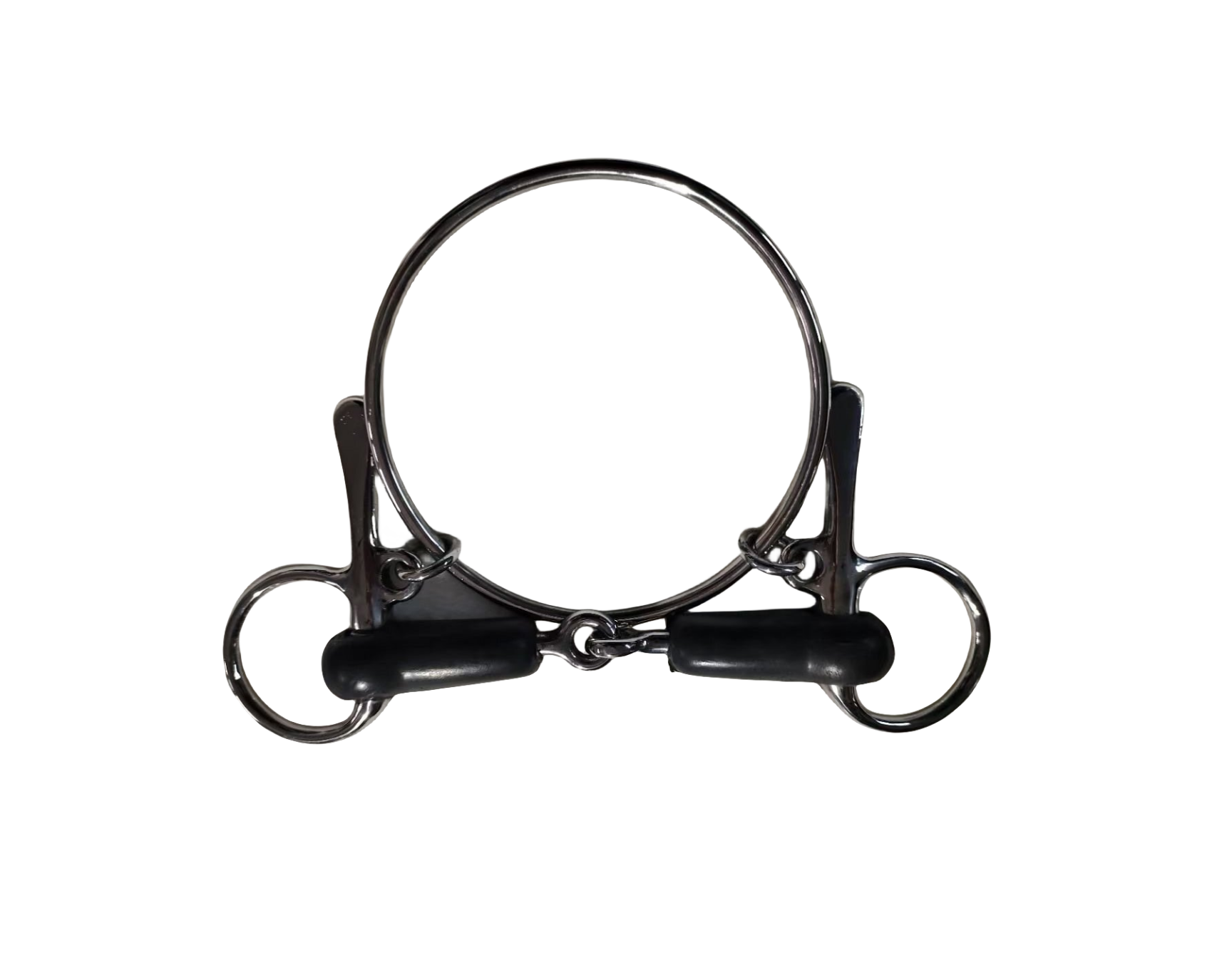 Buy Horshi Stainless Steel Horse Mouth Bits Dexter Half Cheek Rubber ...