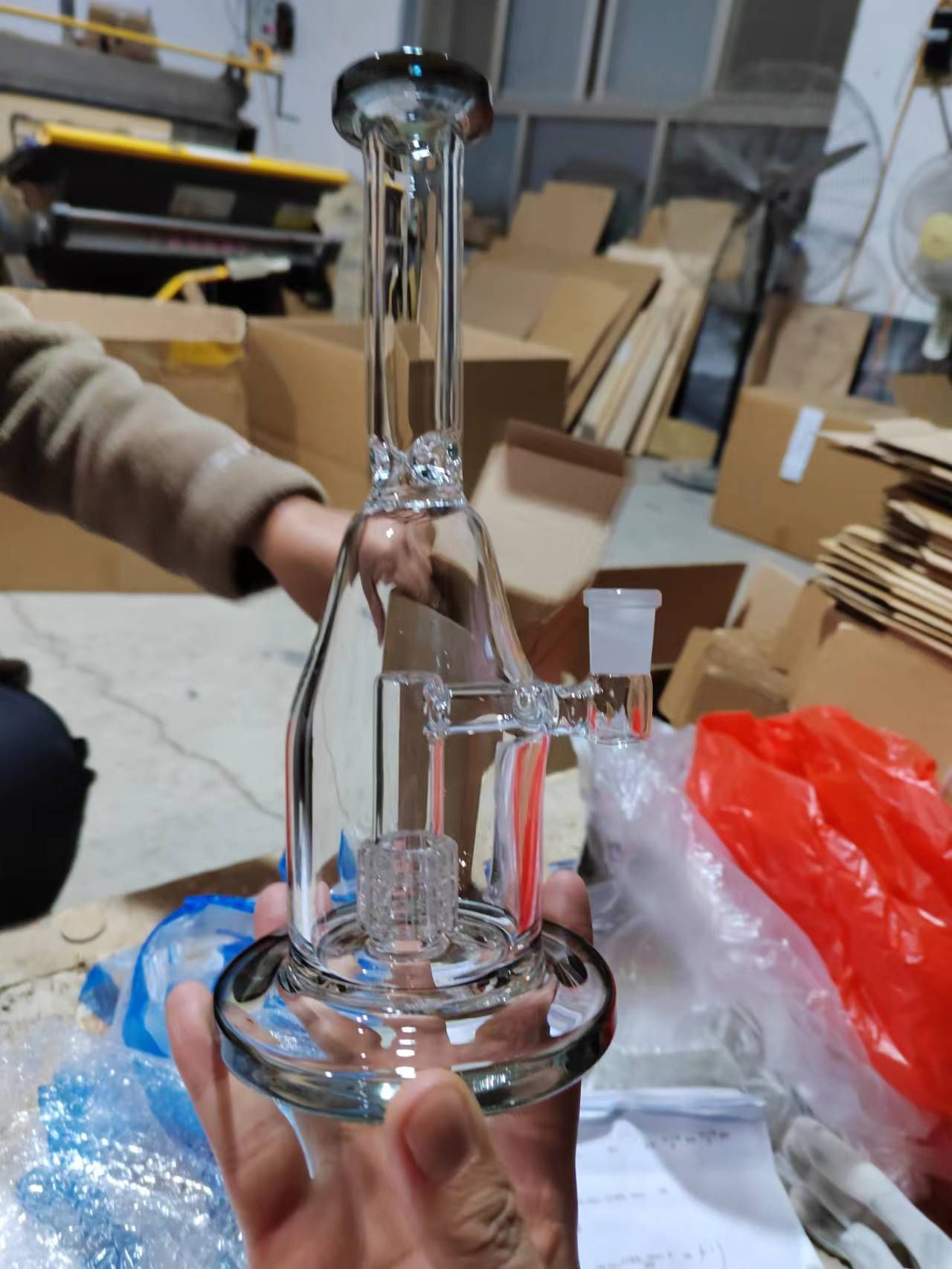 Buy 10 Inch 14mm Joint Matrix Perc Glass Bong Water Pipes from DEMA ...