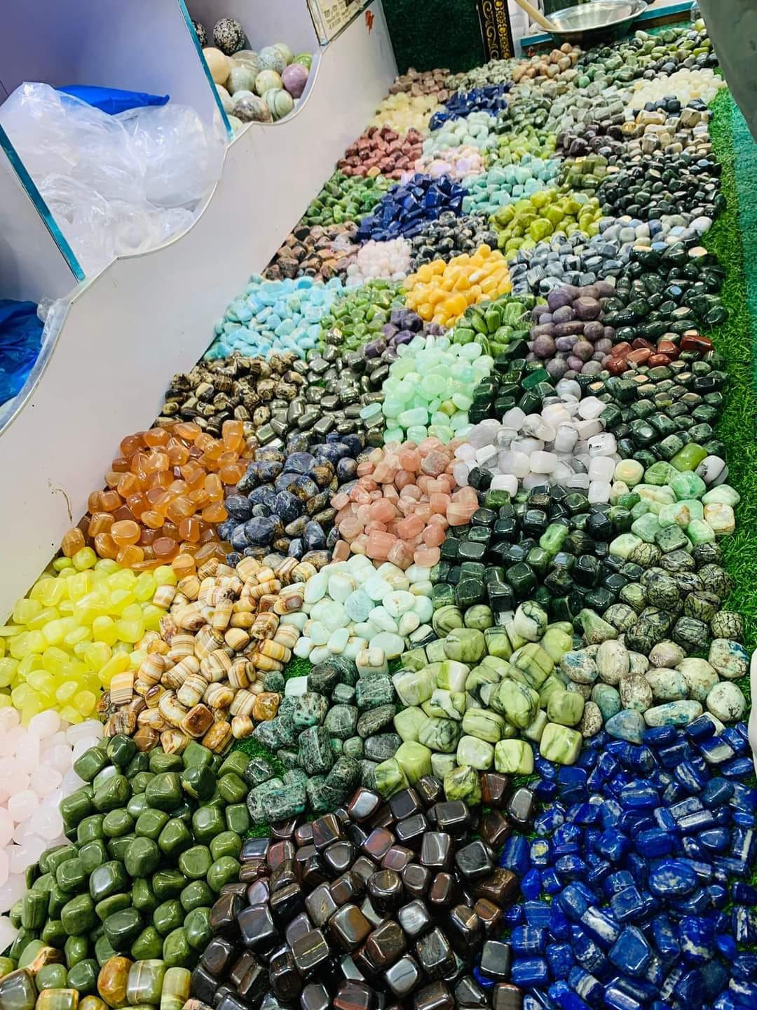 Buy 155 Pieces Different Stones Mini Size Spheres from Khyber gemstone ...