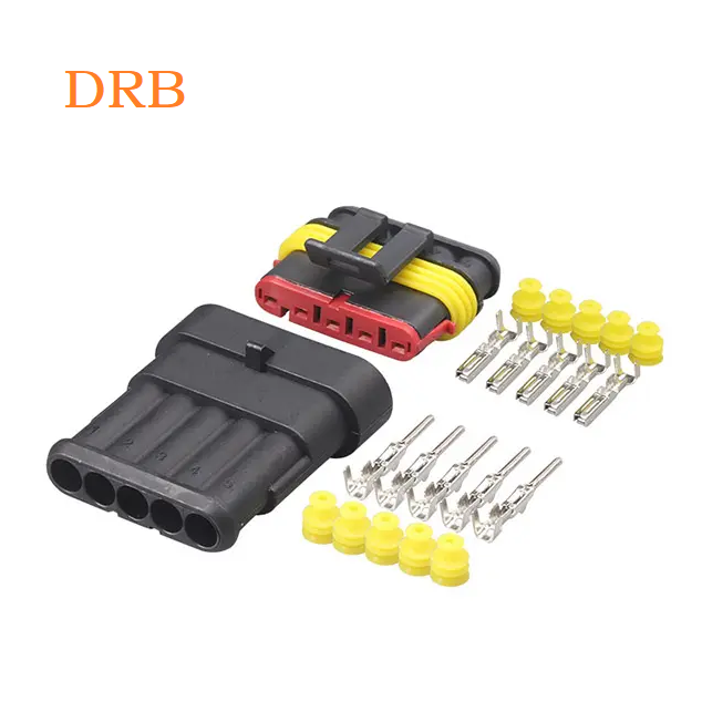 Buy 282107-1 282089-1 Waterproof Connector 5pin Connector Terminal ...