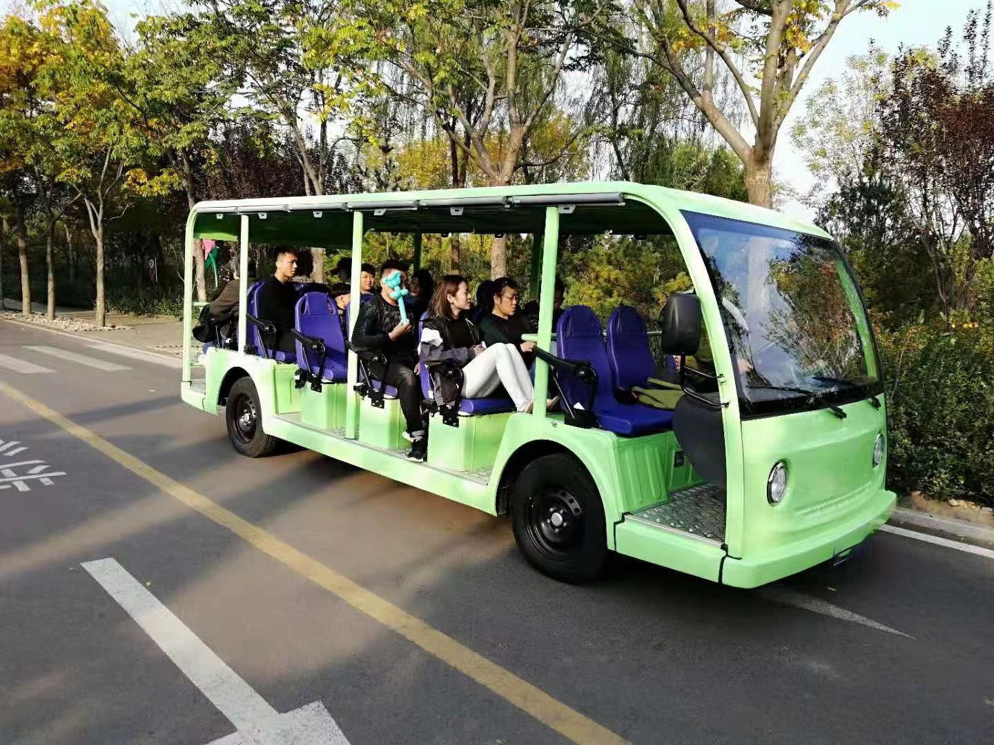 Buy Electric Sightseeing Car Shuttle Bus Resort Car,sightseeing - Golf ...