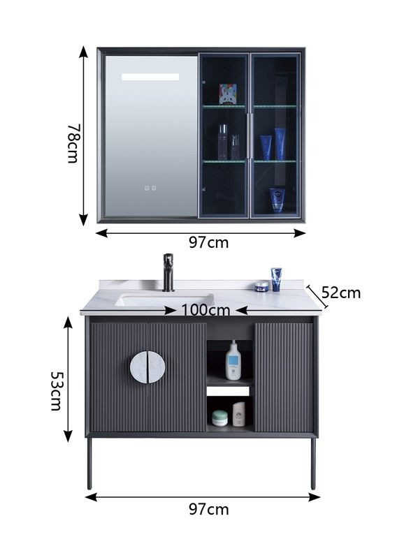 Buy Bathroom Cabinet 975-100 from Shuyang Zhenpin Sanitary Ware Co ...