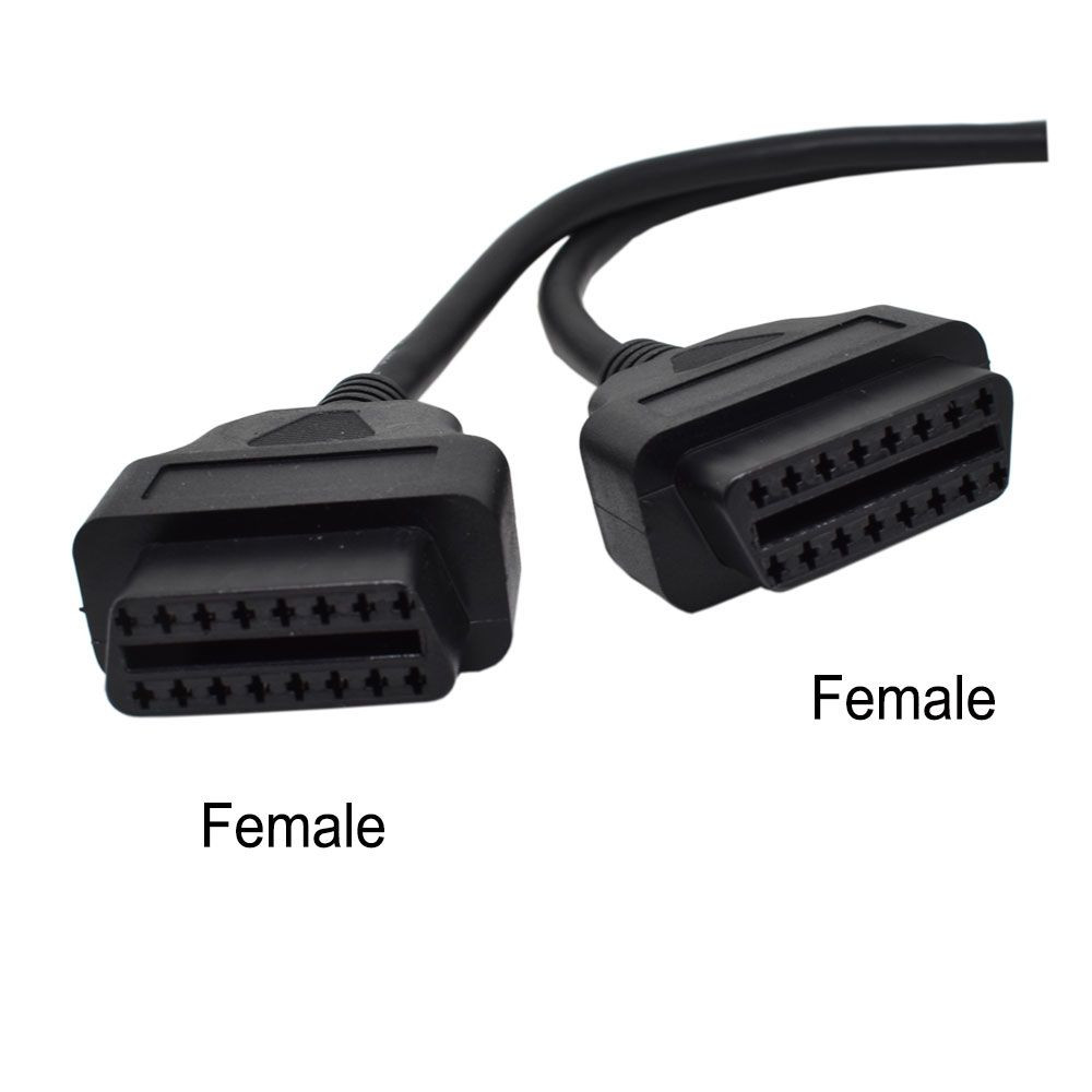 Buy J1962 Obd2 Y Cable Adaptor 1 Male To 2 Female from LINGHUI ...