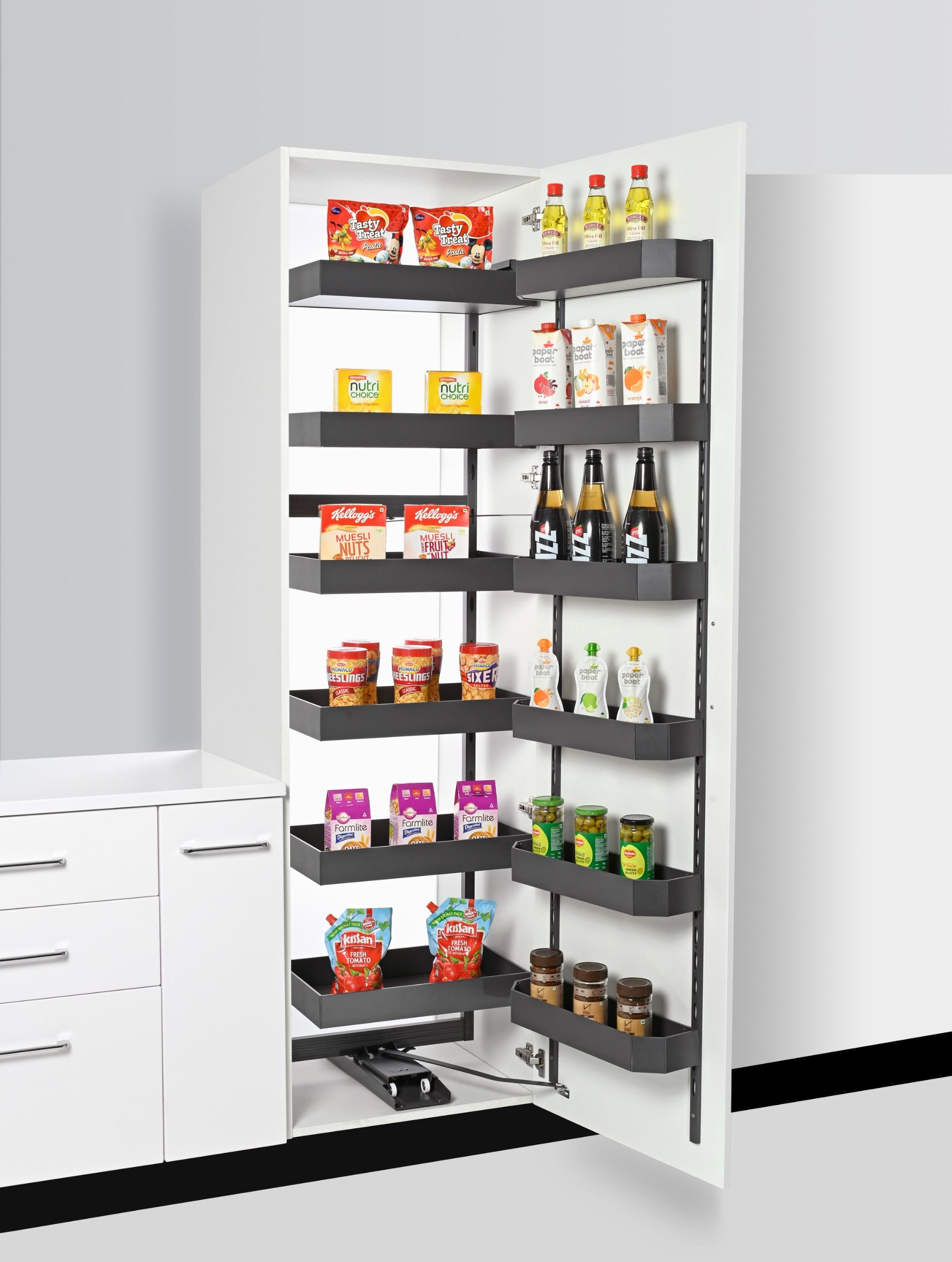 Buy Tandem Pantry Units Kitchen Cabinet - Pull Out Pantry Unit - Tall ...