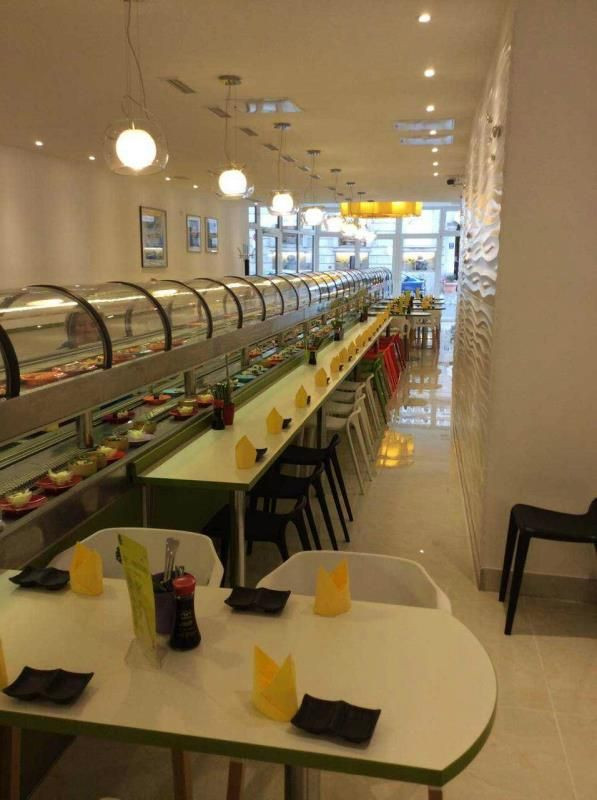 Buy Revolving Sushi Equipment Sushi Conveyor Restaurant Rotating Table ...