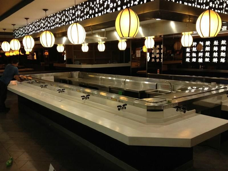 Buy Revolving Sushi Equipment Sushi Conveyor Restaurant Rotating Table ...