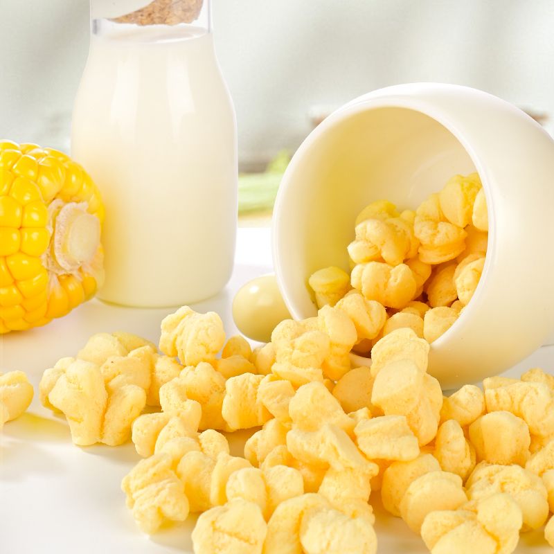 Buy Halal Certified Cheese Puff Snacks Popcorn Shape Puff For Children ...