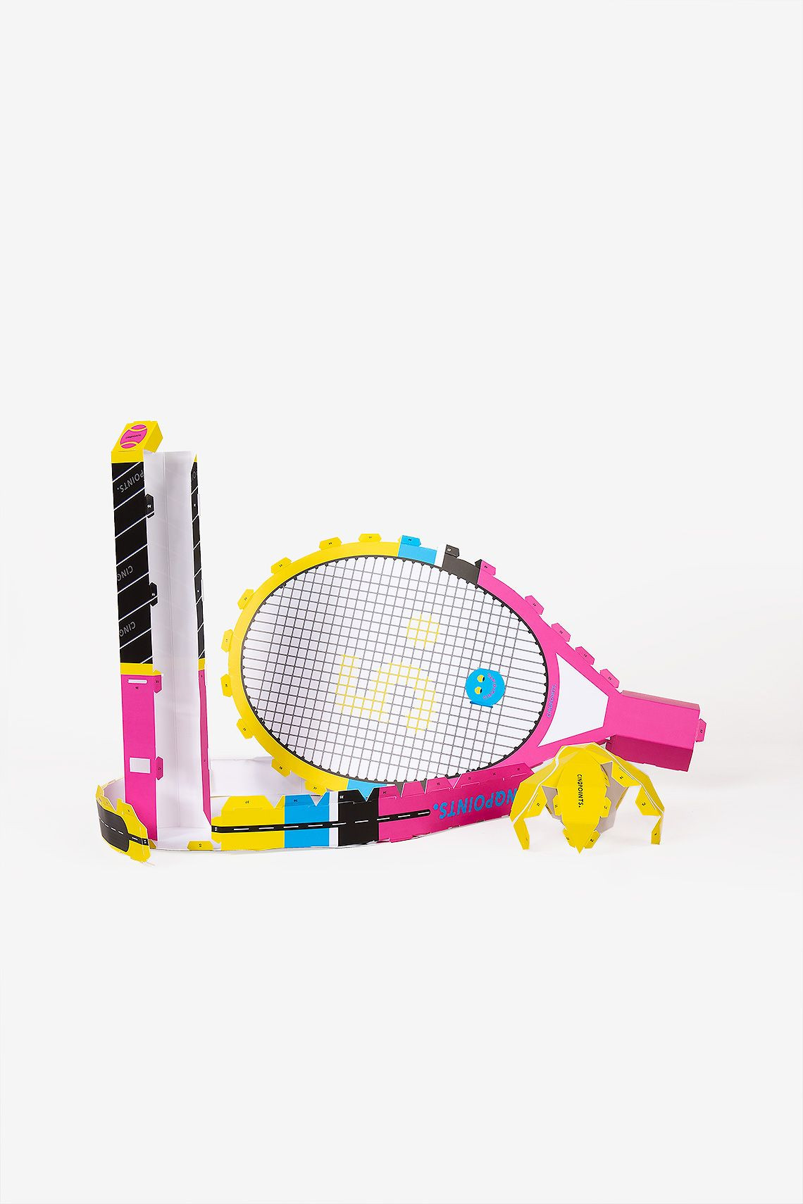 Buy Creative And Educational 3d Papercraft Kit “tennis Club” — A Diy ...