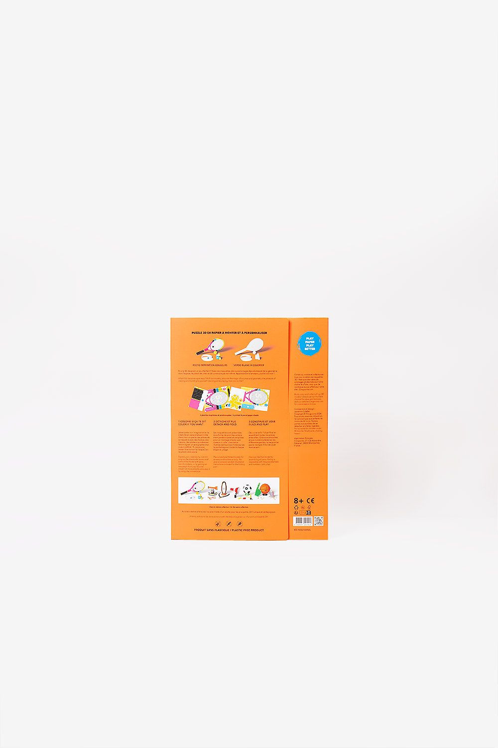 Buy Creative And Educational 3d Papercraft Kit “tennis Club” — A Diy ...