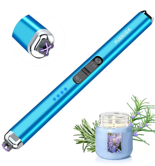 Buy Dual Arc Electric Lighter With Rechargeable Battery Sapphire Blue ...