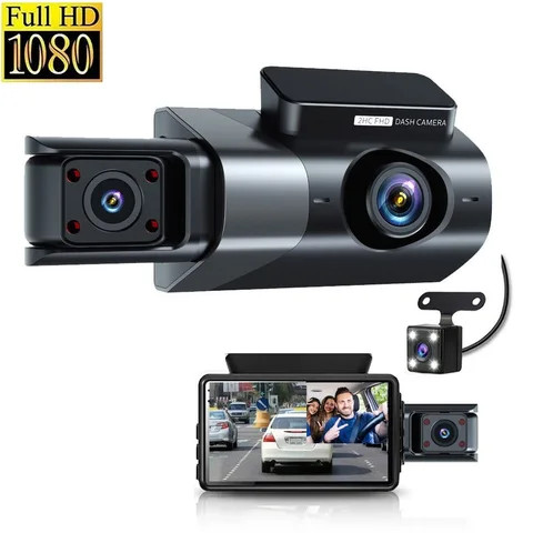 Buy 1080p Dual Camera Dash Cam With Ir Night Vision Loop Recording, And ...