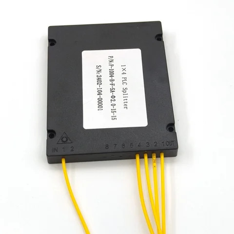 Buy 1*4 Abs Box Type Fiber Plc Splitter Single Mode Fiber Optical Abs ...