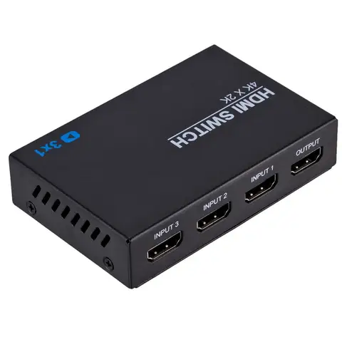 Buy 3x1 Hub 3 Port Hdmi Switch/switcher Hdmi 1.4v Supports 1080p 3d ...