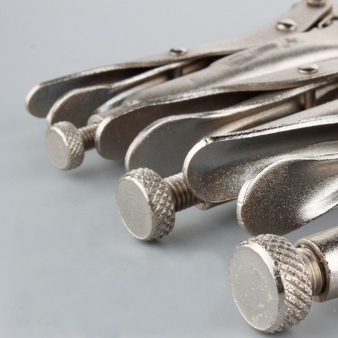 Buy Adjustable Pressure Heavy Pliers Crv Curved Jaw Locking Pliers Hand ...