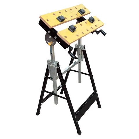 Buy Adjustable Woodworking Table Work Bench Stand Saw Horse Portable ...