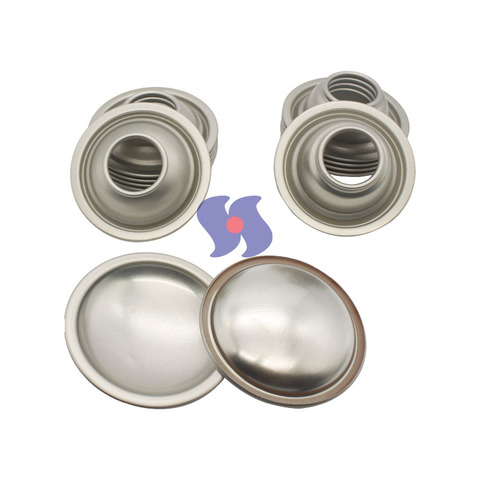 Buy Aerosol Can Top And Bottom, Aerosol Can Cone And Dome Tinplate ...