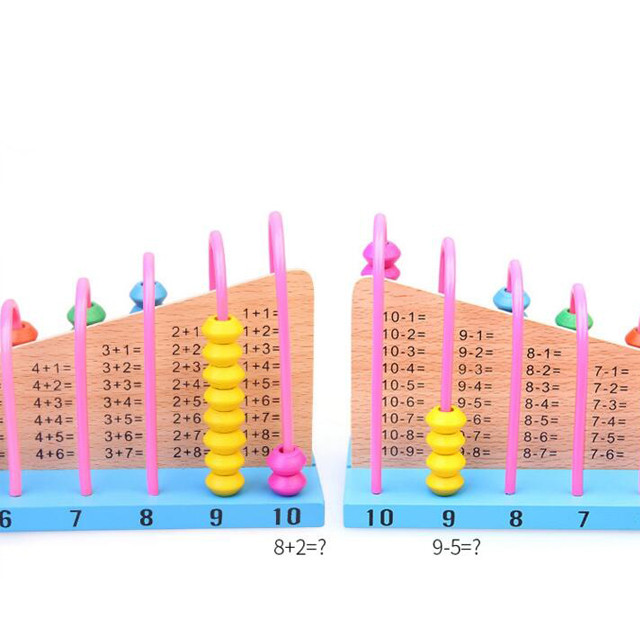 Buy Children Montessori Wooden Math Educational Calculate Toys Kids ...