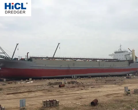 Buy China Hicl Shipyard 1000t Sand Pumping Barge/sand Barge With ...
