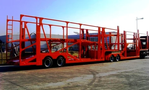 Buy China Manufacture Car Hauler Trailer 2/3 Axle Hydraulic Car Hauler ...