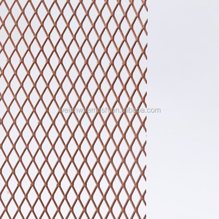 Buy Copper Micro Hole Expanded Metal Mesh from Anping County Weian Wire ...