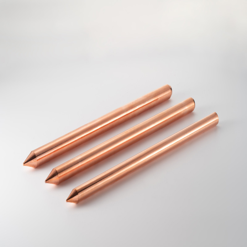 Buy Copper Weld Ground Rod Copper Grounding Wire Rod Threaded Copper ...