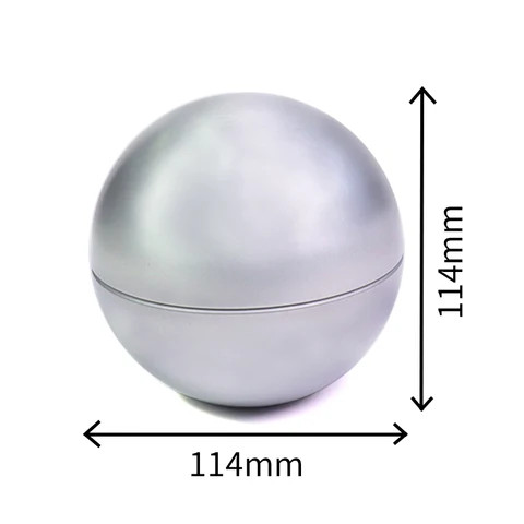 Buy Custom Box Tin Packaged Gift Ball Shape Storage Metal Cans ...