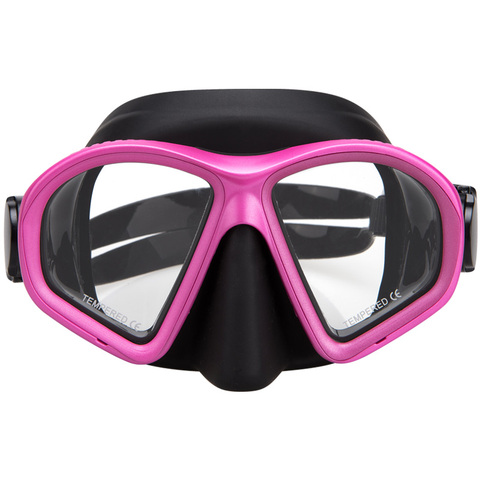 Buy Custom Logo Half Face Diving Mask Swimming Glass Tempered Glass ...