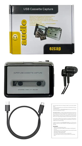 Buy Ezcap218s Usb Cassette Capture Classic Mini Walkman Player Tape To ...