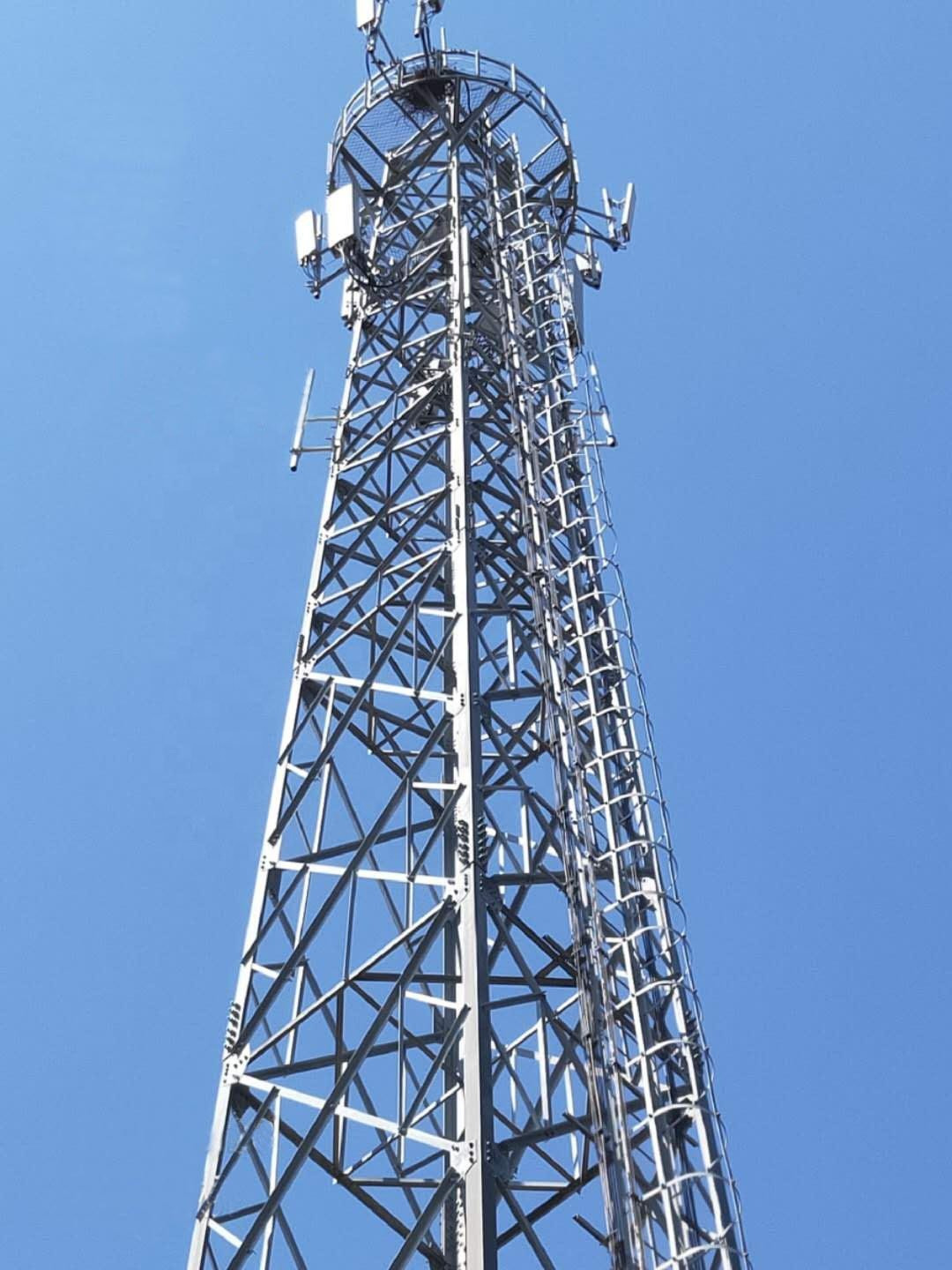 Buy Galvanized Angel Steel Telecom Mobile Lattice Telecommunication ...