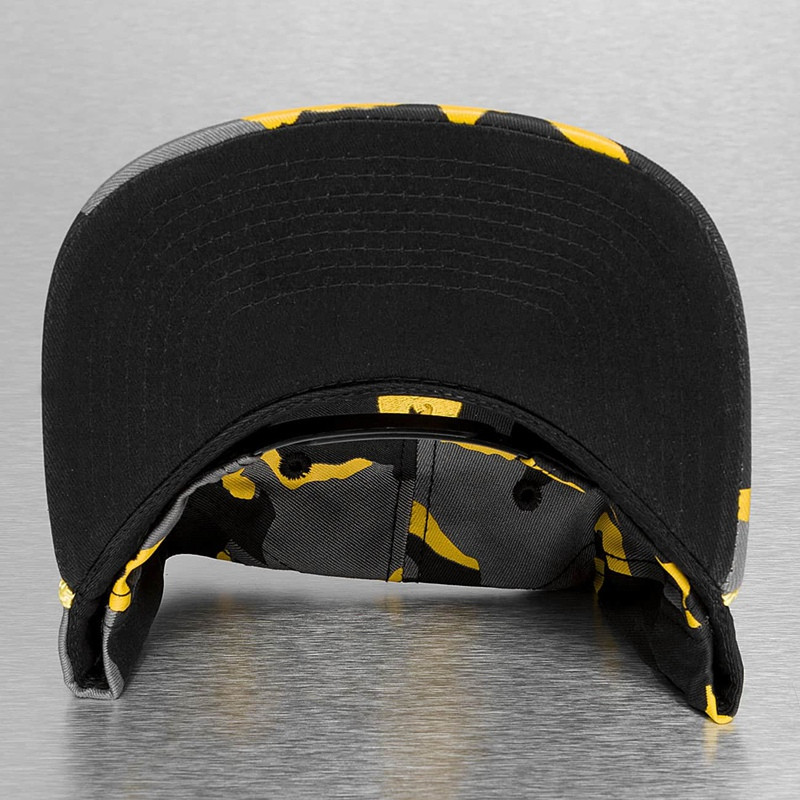 Buy Hat Factory Custom Embroidered 5 Panel Camo Rope Bill Camouflage ...