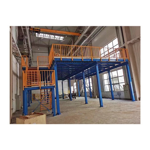 Buy Industrial Steel Platform Shelf Electrostatic Spray Warehouse ...