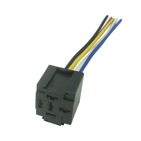 Buy Jcrl Auto Relay Socket 12v 40a 4pin 5pin Relay Socket Car Relay ...
