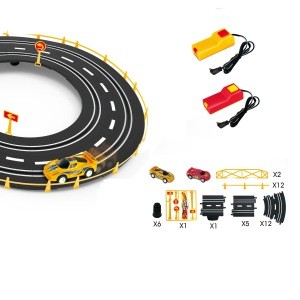 Buy Kids Fast Speed Rc Racing Car Track 1/43 Kids Plastic Toy Race Mini ...