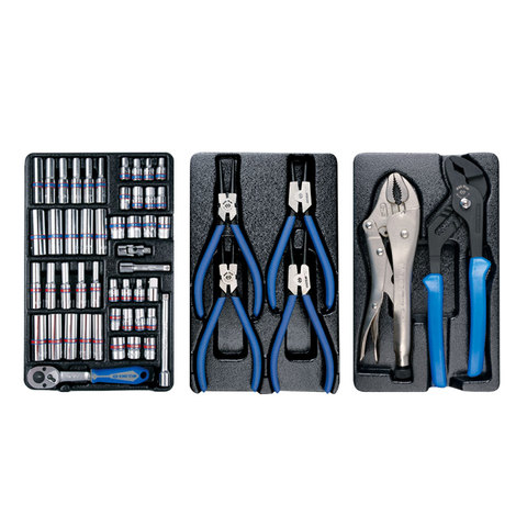 Buy King Tony 219 Pcs Hand Tool Box Tool Set Steel Socket Set Metal ...