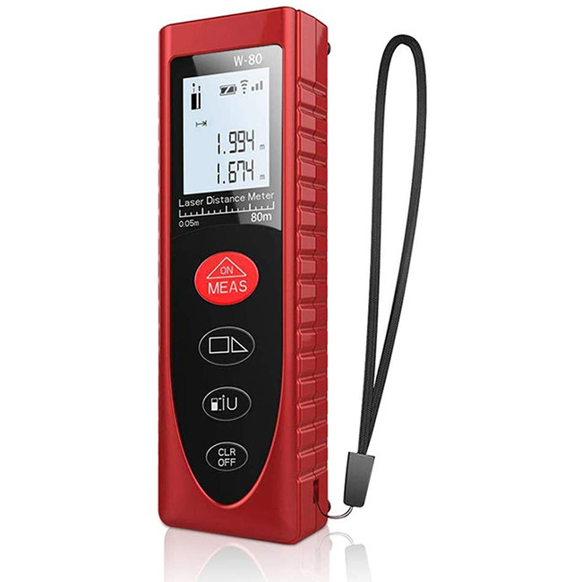 Buy Laser Measure 80m Laser Distance Meter 262ft Portable Handheld ...