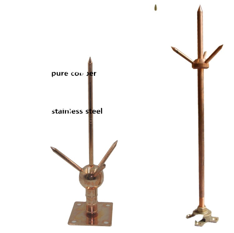 Buy Lightning Protection System Copper Air Terminal Rod from Shaoxing ...