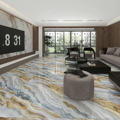 Buy Modern Polished Porcelanato Glazed Tiles 60x120 150x75 180x90cm For ...