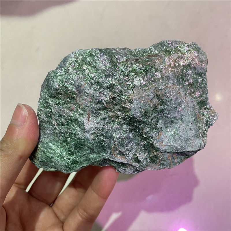 Buy Natural Raw Stone Green Mica Mineral Specimens Spiritual Healing ...