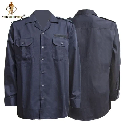 Buy Navy Blue Tactical Sports Polyester/cotton Long Sleeve Shirt from ...