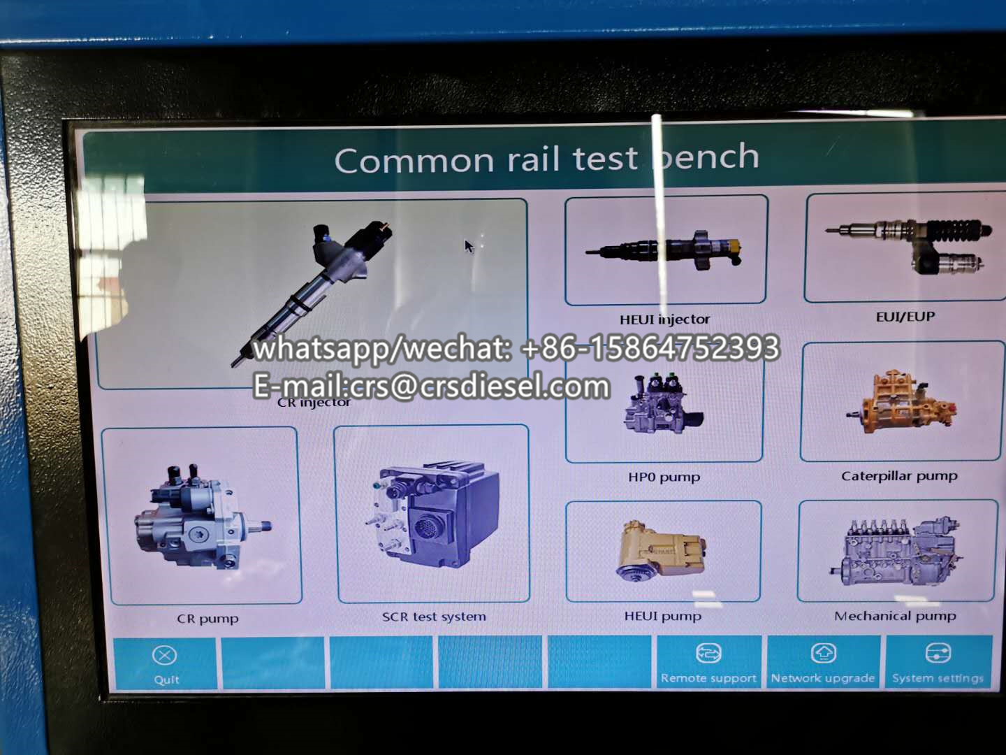 Buy New Injector Qr Function Cr318 Common Rail Injector Test Bench from ...